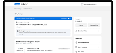 View Your Itinerary & Booking with ASAP Tickets
